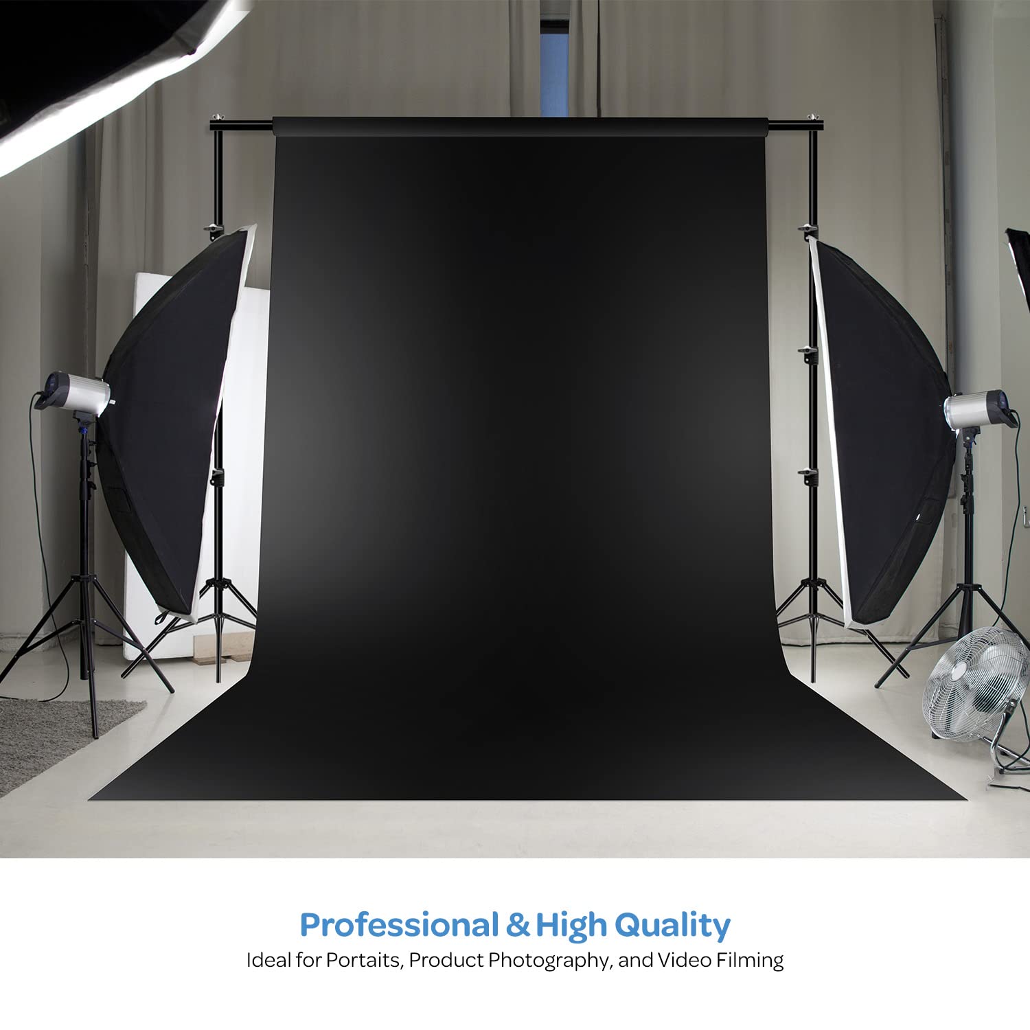 LimoStudio 10' X 20' (W X H) Dark Black Backdrop Background Screen ...
