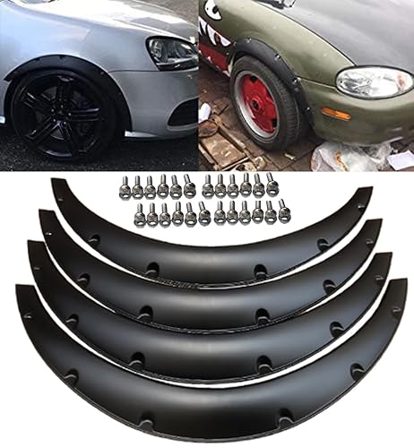 Universal Fender Flares For Cars PUERXIN ABS Racing Overfender