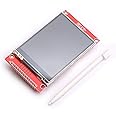 Amazon.com: DEVMO ILI9341 2.8" SPI TFT LCD Display Touch Panel 240X320 Module with PCB 5V/3.3V ...