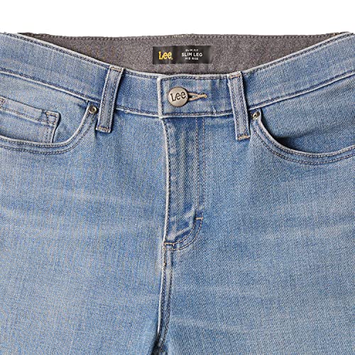 Lee Women's Ultra Lux Mid-Rise Cigarette Crop Jean Black Size 14M for ...