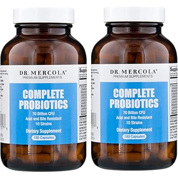 Amazon.com: Dr. Mercola Complete Probiotics 180 Capsules - 90 Servings ...