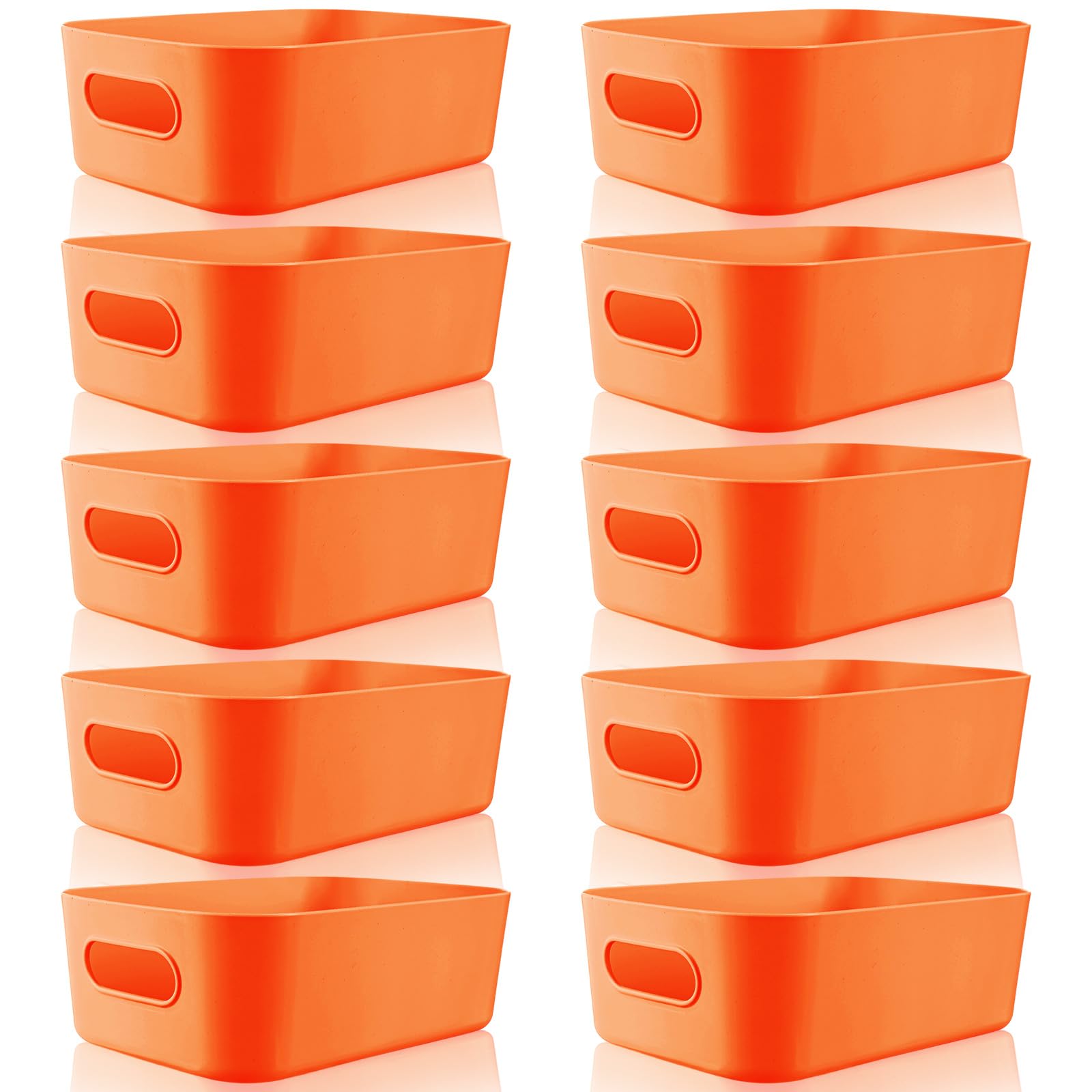 Zopeal Plastic Storage Bins 10 Pcs Storage Bin Pantry Organizer Bins ...