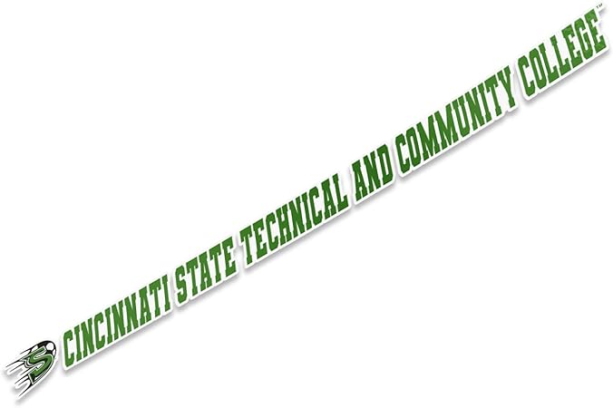 Cincinnati State Technical and Community College Name Logo Vinyl Decal ...