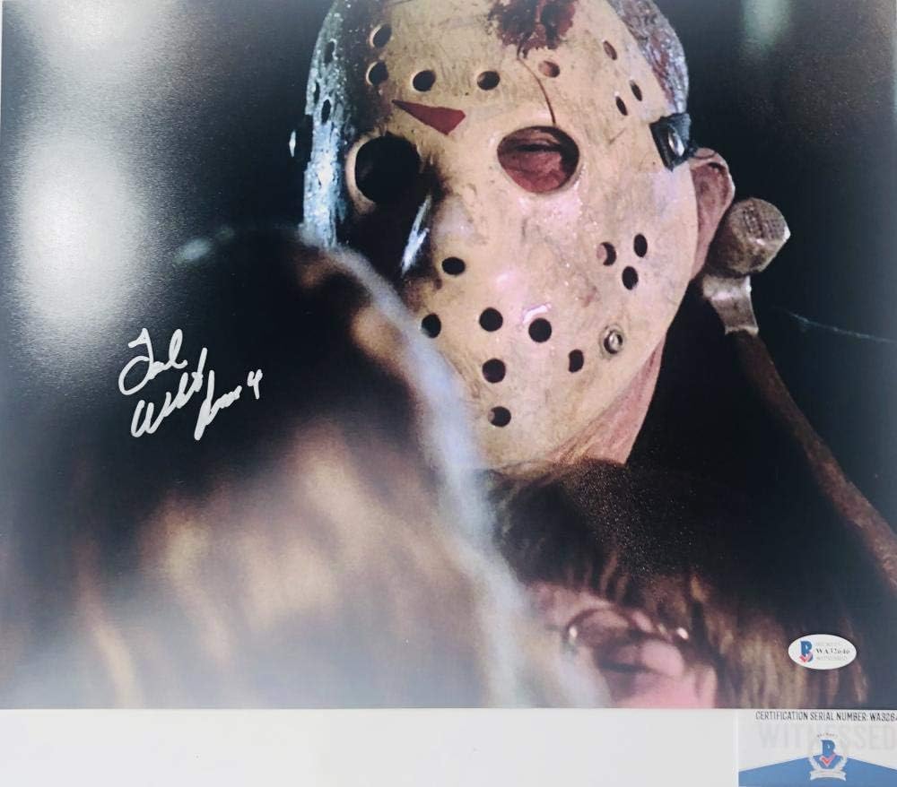 TED WHITE SIGNED 11X14 PHOTO JASON VOORHEES FRIDAY THE 13 BAS COA ...