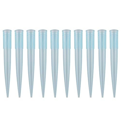 50pcs 1ml Plastic Pipette Tips Disposable 8mm Caliber Blue Pipette Tip ...