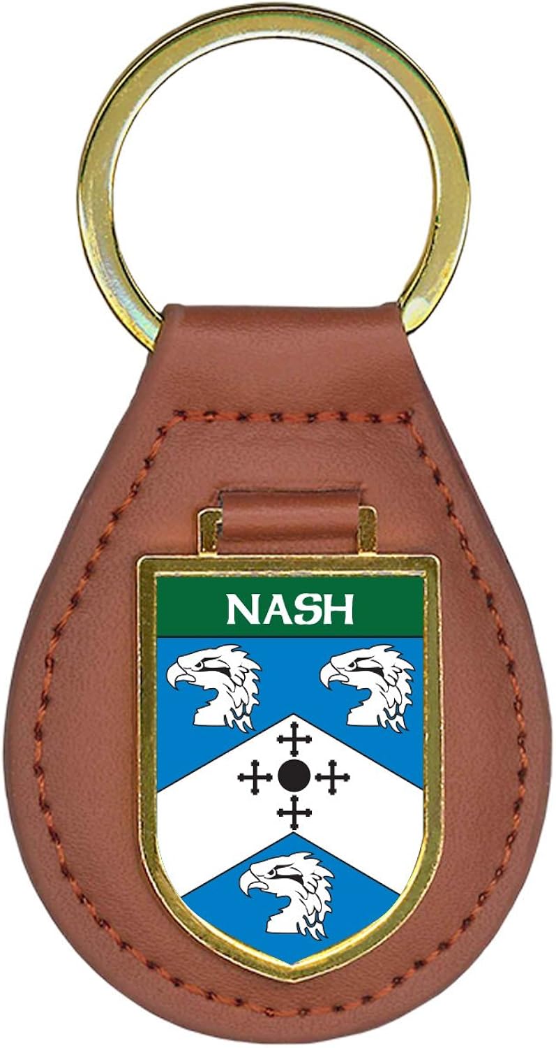 Amazon.com: Nash Family Crest Coat of Arms Key Chains: Clothing