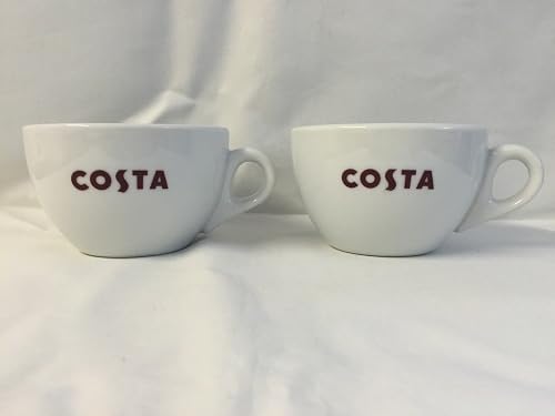 Costa Coffee Large Cup With Saucer And Spoon Medio Mug 454ml 16oz ...