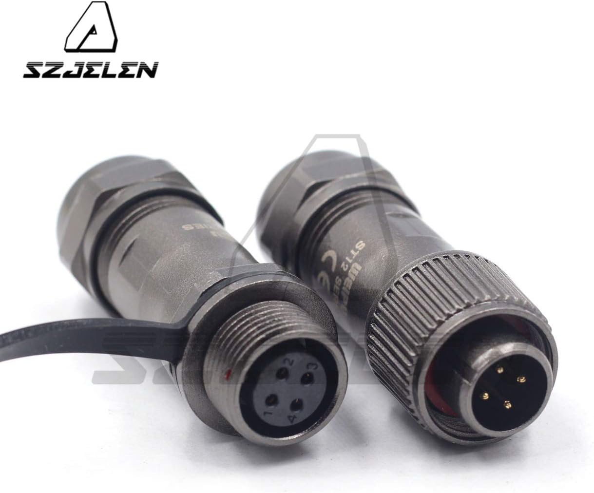 Amazon.com: SZJELEN WEIPU ST1210/ST1211 Threaded Coupling 2Pin~9Pin ...