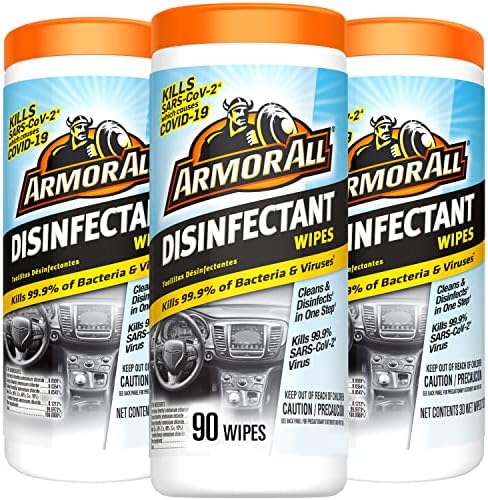 Armor All Car Disinfectant Wipes, Car Cleaning Wipes for Cars, Trucks ...