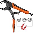 Amazon.com: Heavy Duty Snap Fasteners Kit,【Upgraded Version】Snap Pliers ...