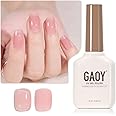 Amazon.com : GAOY Sheer Pink Nude Gel Nail Polish, 16ml Jelly Neutral ...