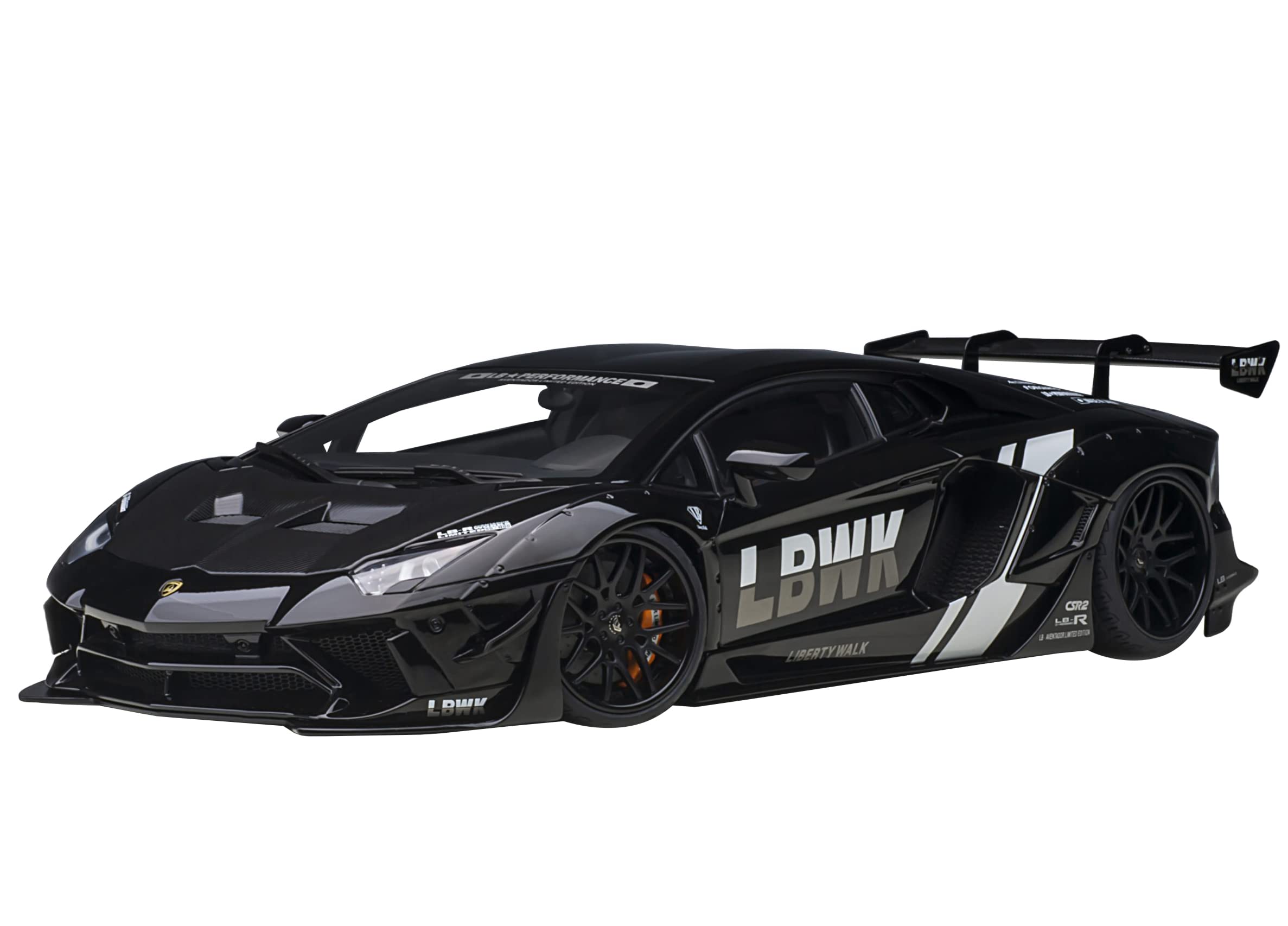 Mua Toy Cars Lambo Liberty Walk LB-Works Livery Black with Carbon Hood ...