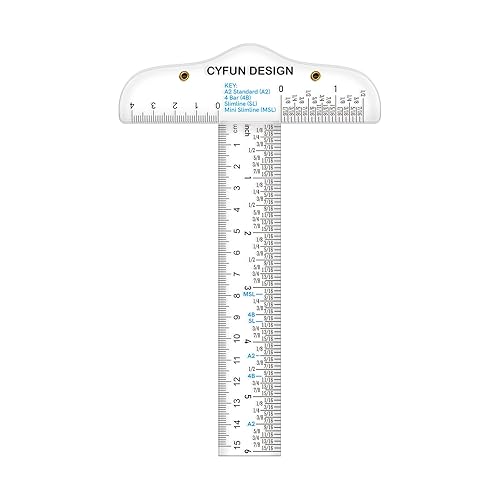 6 Inches Acrylic Clear T-Square Ruler,1 Pack,T Square Ruler,Transparent ...