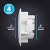 EVEO in Wall Cable Management Kit - (White) TV Cable Hider Wall Kit ...
