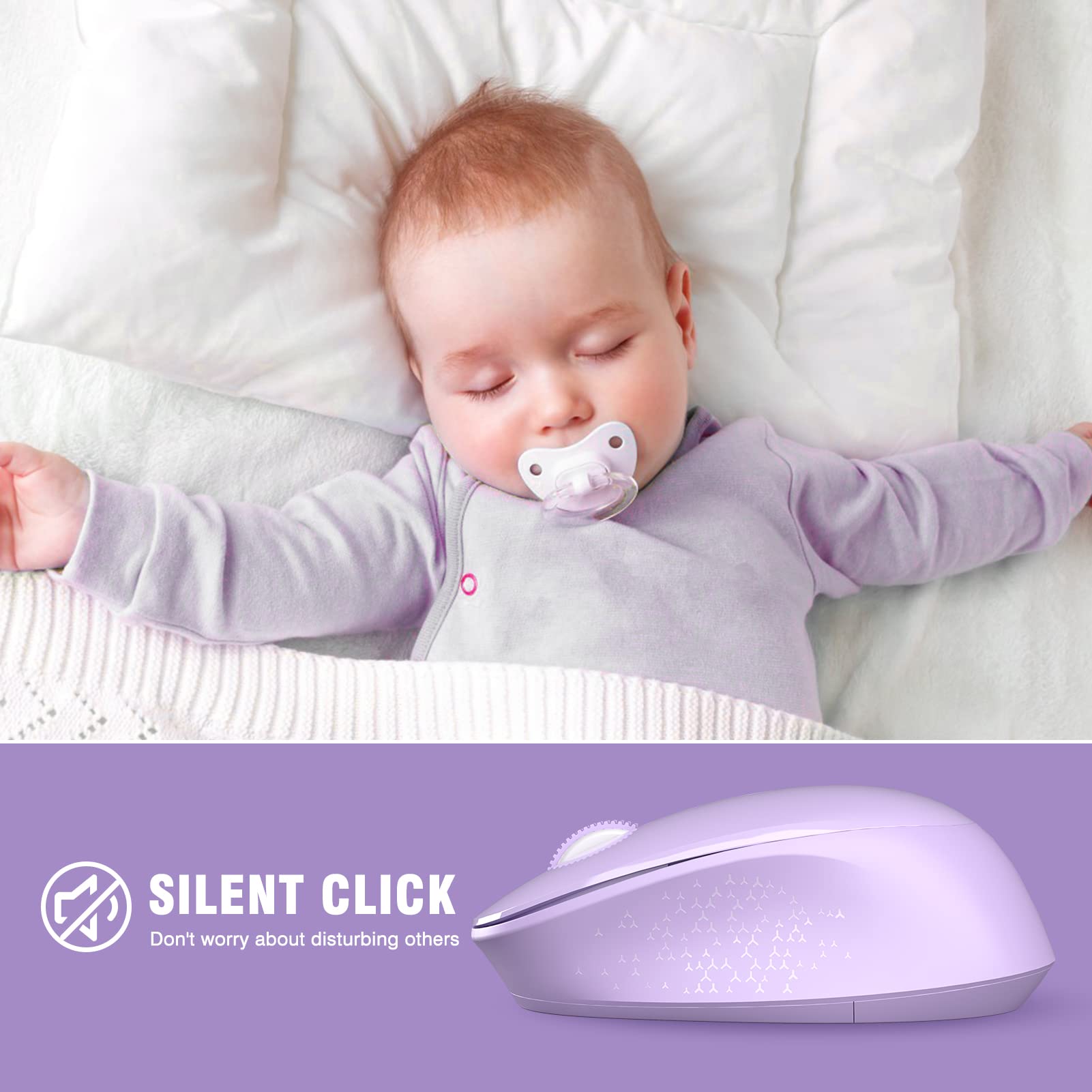 Mua Trueque Wireless Mouse E702 2.4GHz Portable Computer Mouse with USB ...