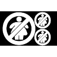 Sticker Calcomanía No Subo Gordas Vinil Carro o Moto (Blanco) : Amazon ...