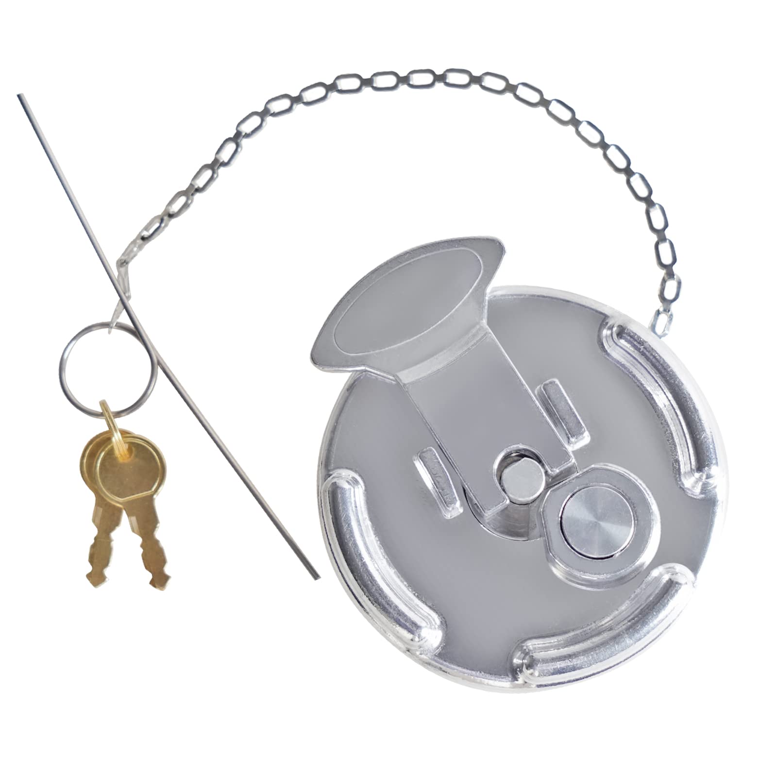 Dexepe Locking Diesel Fuel Cap 4" Compatible With Peterbilt Semi Trucks ...