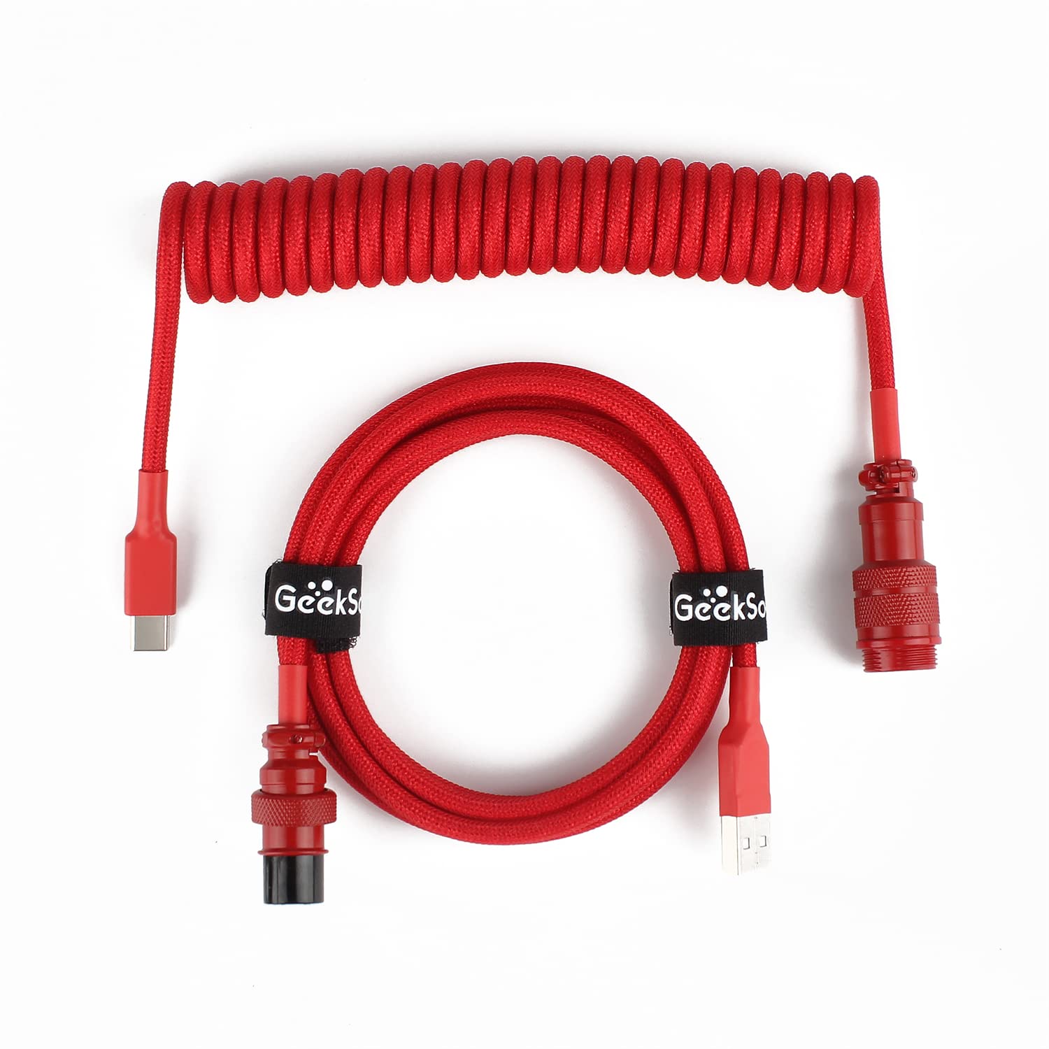 Mua Geeksocial High Sensitive Coiled 6ft Type C USB Cable Painted GX16 ...