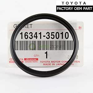 Amazon.com: TOYOTA Genuine Parts - Gasket, Water Outlet (16341-35010 ...