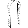 Amazon.com : Panacea Scroll Arbor Without Gate, 90", Black : Patio ...