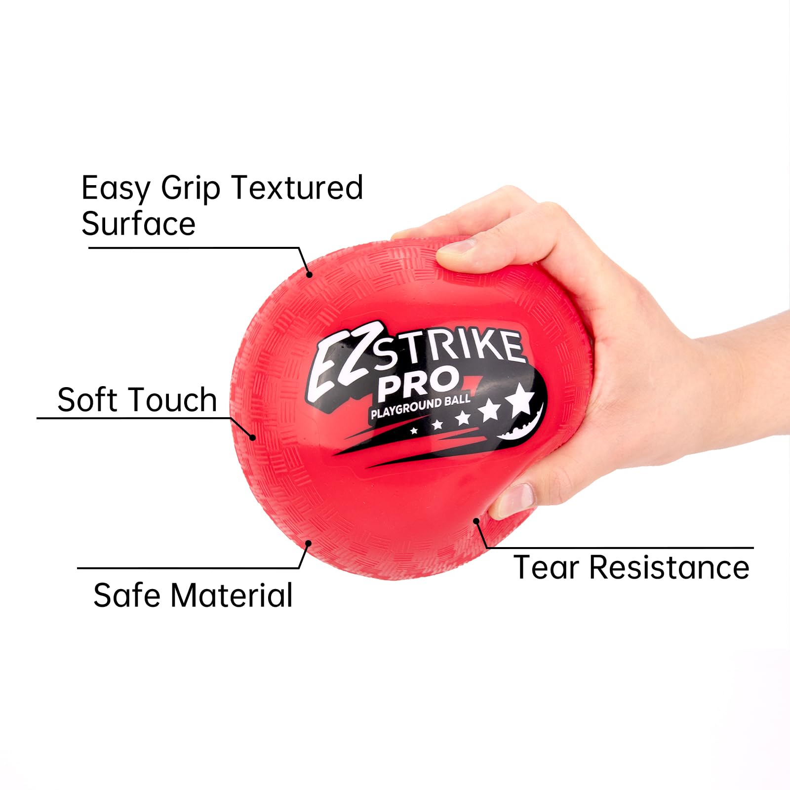 Mua EZ STRIKE 8.5'' Playground Ball Set, Posh Rubber Dodgeballs for ...