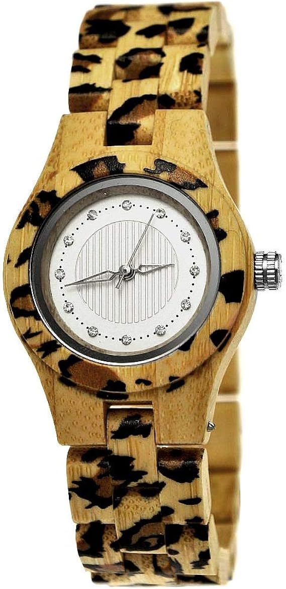 Handgefertigte Holzwerk Germany® Designer Damen-Uhr Öko Natur Holz-Uhr ...