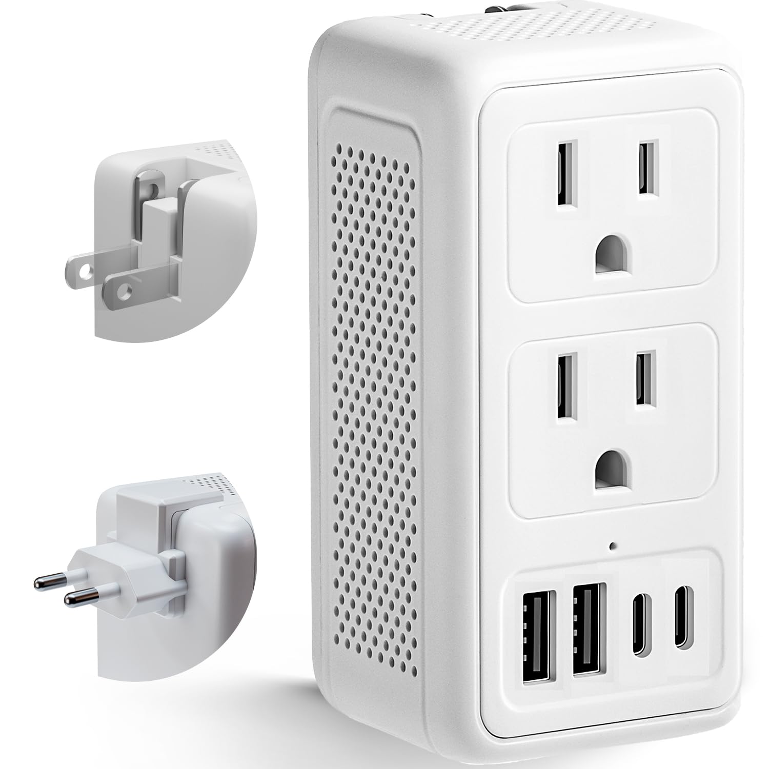 Mapambo European Travel Plug Adapter, International Power for US to ...