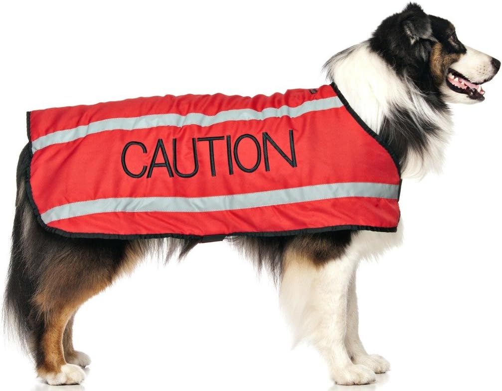 CAUTION (Do Not Approach) Red Colour Coded S M L Reflective Waterproof ...