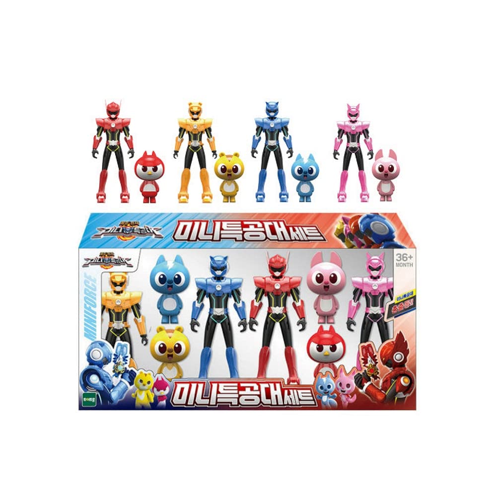 Mua Mini Force Miniforce Volt Sammy Max Lucy Ranger + Animal Figure Set ...