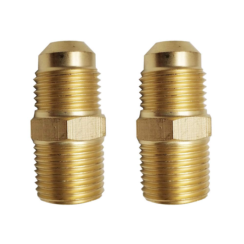 Amazon.com: MENSI 3/8" Male Flare Convert to 3/8" Male NPT Thread ...