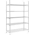 Amazon.com: Land Guard 5 Tier Chrome Storage Racks and Shelving - 48" L ...
