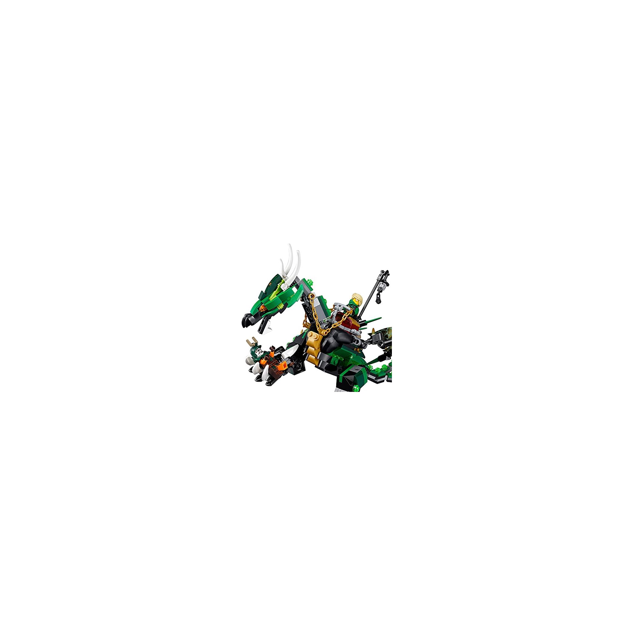 LEGO Ninjago 70593 The Green NRG Dragon Building Kit (567 Piece ...