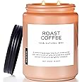 Amazon.com: M&SENSE Coffee Candles Scented Strong, 2 Wick Jar Candle 19.4oz, 110 Hours Burning ...