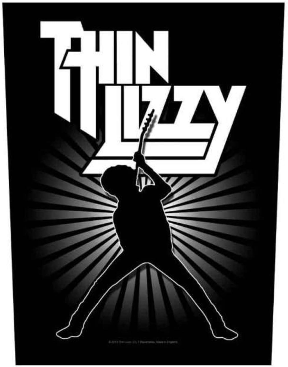 Thin Lizzy Logo / Silhouette Backpatch: Amazon.co.uk: Clothing