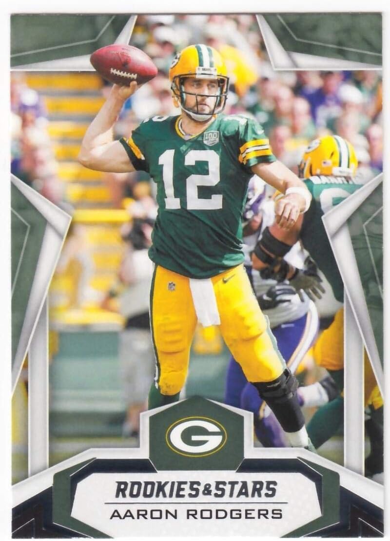 Amazon.com: 2019 Rookies and Stars Football #23 Aaron Rodgers Green Bay ...