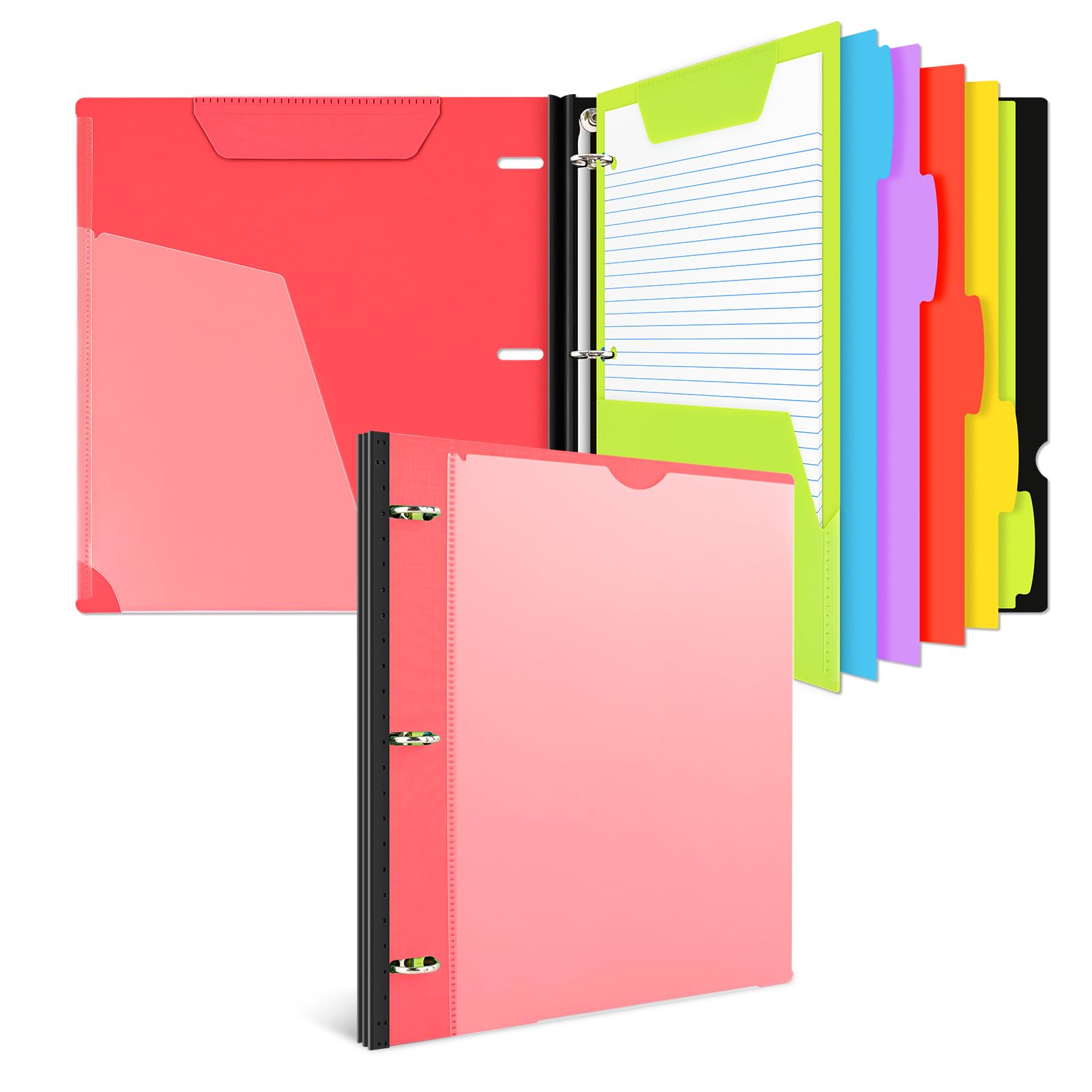 Mua INFUN All-in-one Telescoping Binder Notebook，3 Ring Notebook Binder ...