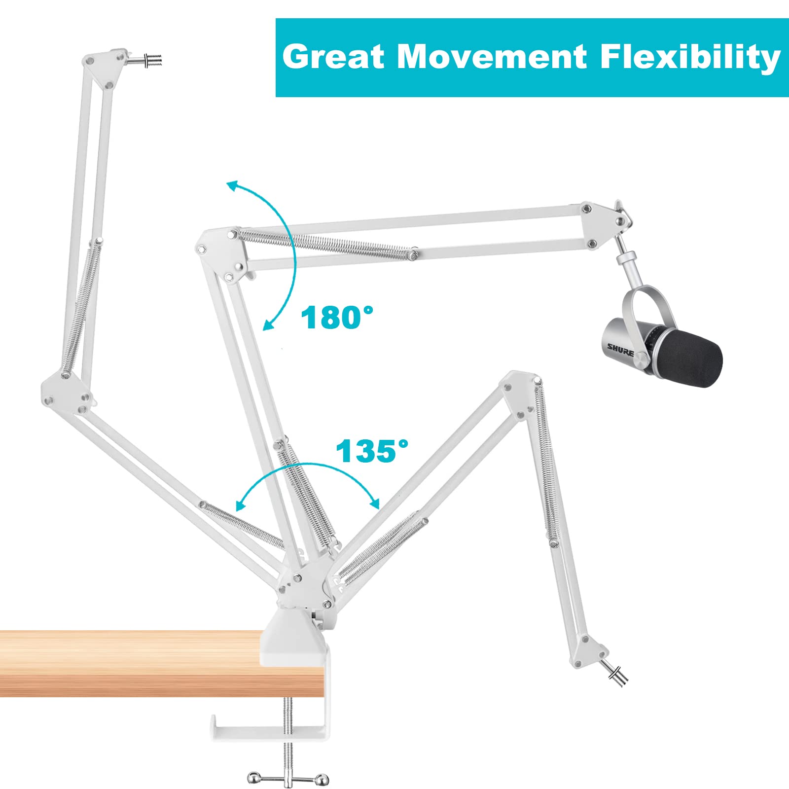Mua Boom Arm for Shure Mic, Upgraded Heavy Duty Shure Sm7b Microphone ...