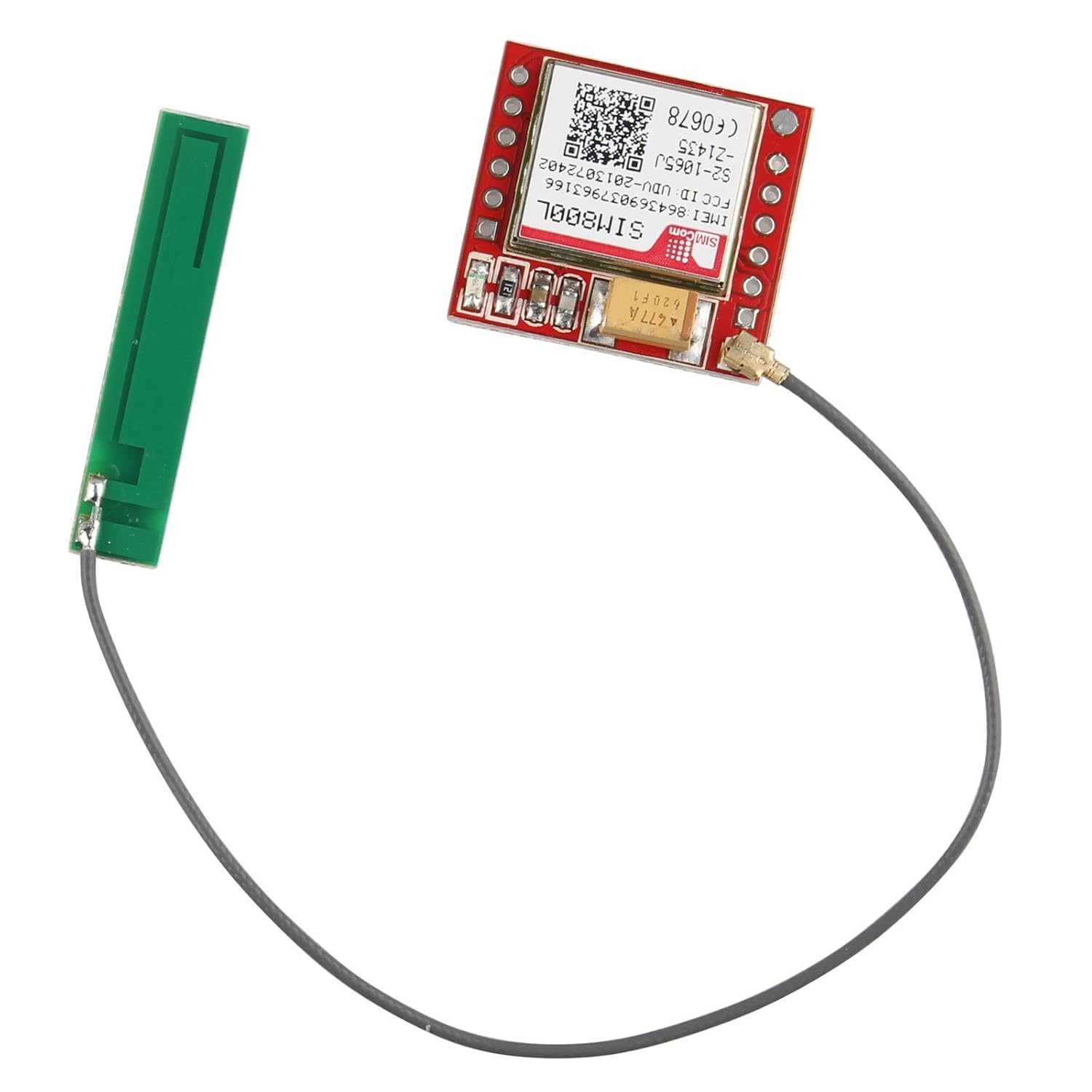 Haljia Sim800l Red Gprs Cuatribanda Gsm Módulo Breakout Puerto Serie Ttl Con Micro Sim Tarjeta