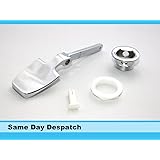 chrome enable toilet cistern side lever handle luxury paddle flush ...