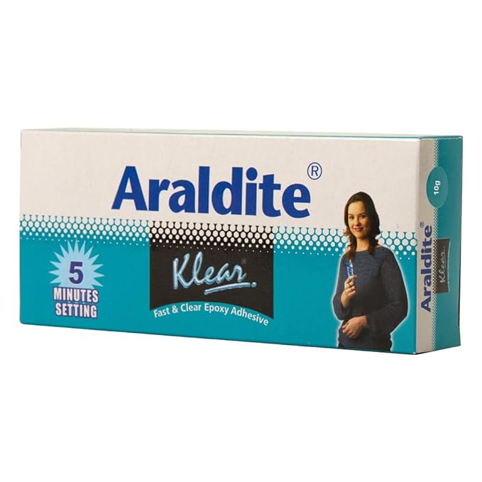 Araldite 1543208 KLEAR 10g (5 minute transparent epoxy adhesive ...