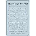 Amazon.com: Kexle That's NOT My Job Retro Metal Sign 8X12 Wall Decor ...