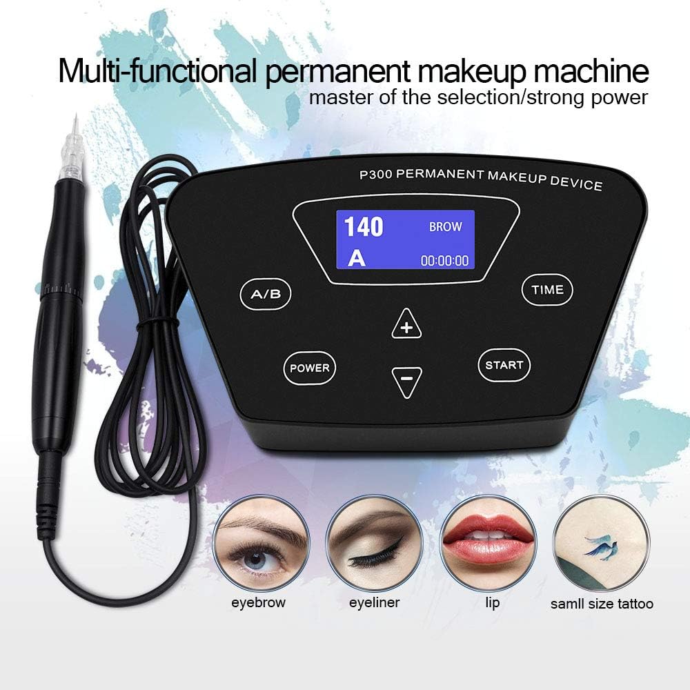 Permanent Tattoo Machines BIOMASER® Tattoo Makeup Device Kit Include Intelligent Digital Power ...