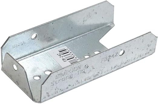 Simpson Strong Tie FB24Z 2 4-inch Fence Bracket ZMAX, 2" x 4", Brackets ...