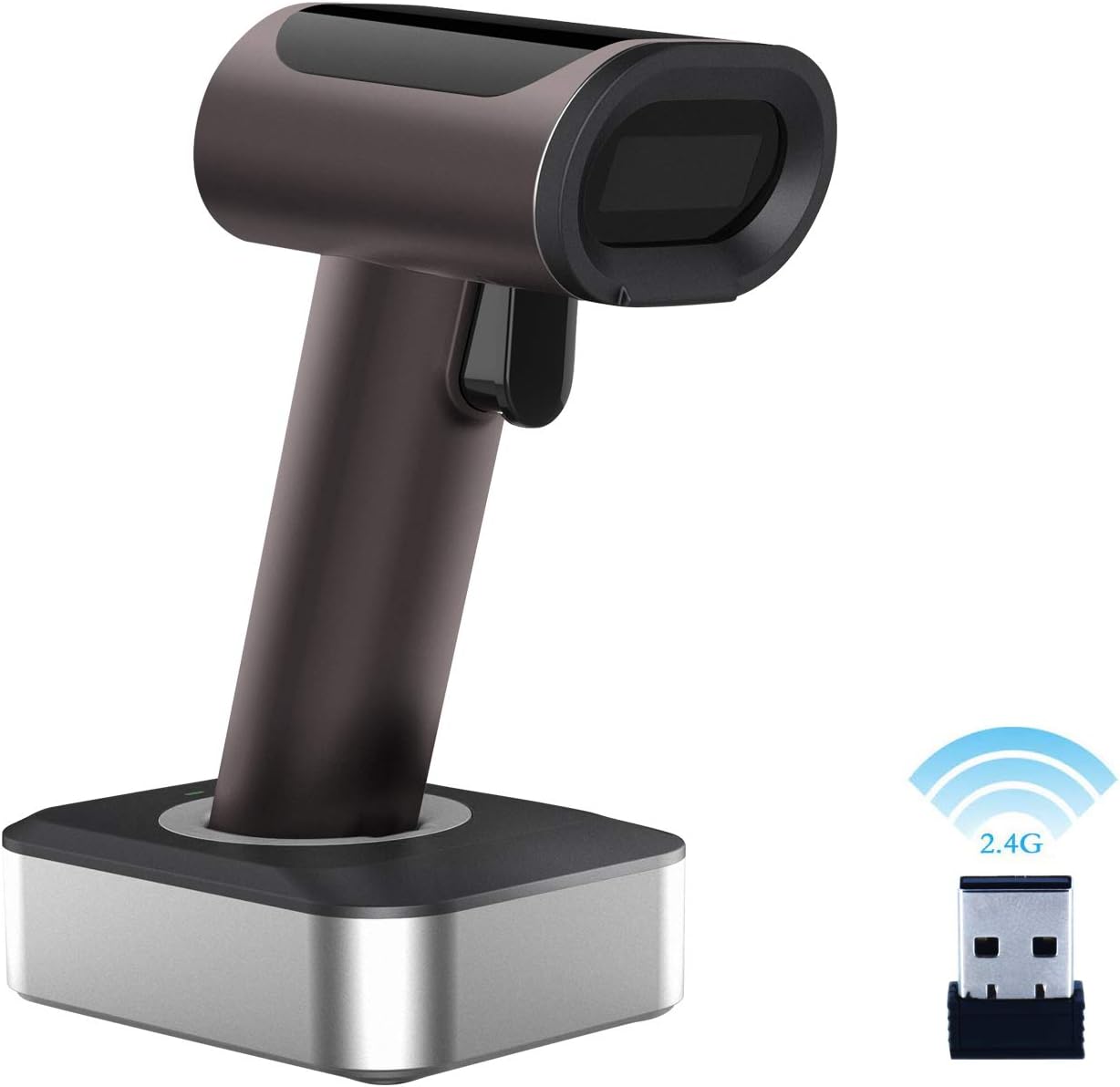 Alacrity 2D 1D Wireless Barcode Scanner with Display Screen, Bluetooth ...