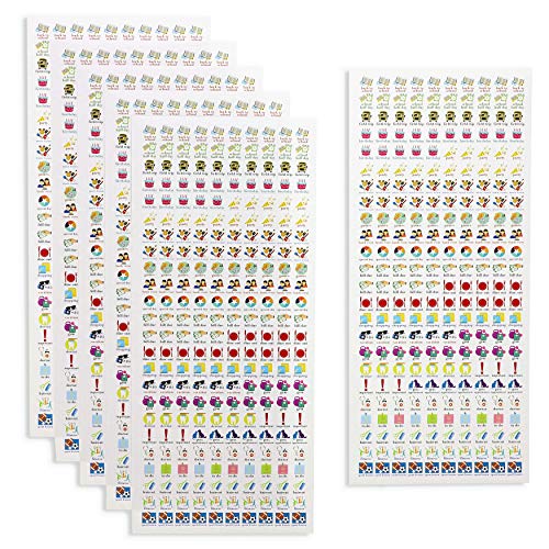 Juvale Calendar Reminder Stickers for Planner (1440 Count) | Pricepulse