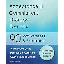 Acceptance And Commitment Therapy Worksheets ACT Diagram Bundle: