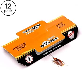 Roach-Mate™ - Cockroach Glue Traps - Extra-strength, Bait-free ...