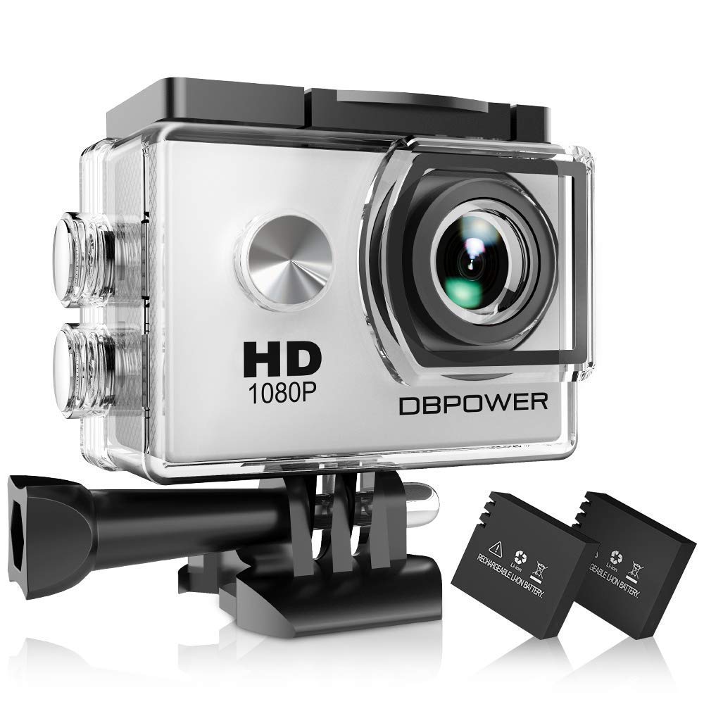 DBPOWER Cámara Action para Deportes DV 1080P Mini 30M / 98ft Cámara ...