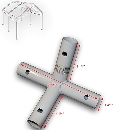 Amazon.com : 4-Way Corner Bracket for 10' X 20' Caravan Canopy Domain ...