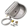 MACGOAL Stainless Steel Water Trough for Animals with Drain Plug ...